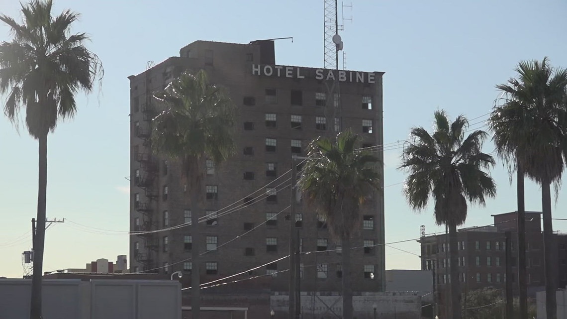 Port Arthur seeks federal grant to clean up long-vacant Hotel Sabine ...