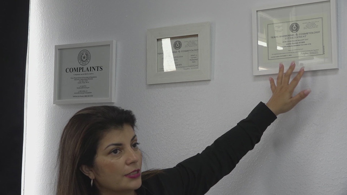 Texas law requiring proof of legal immigration status for professional ...