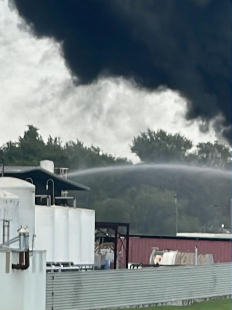 Lightning strike causes tank fire at Amlon Golden Triangle facility ...