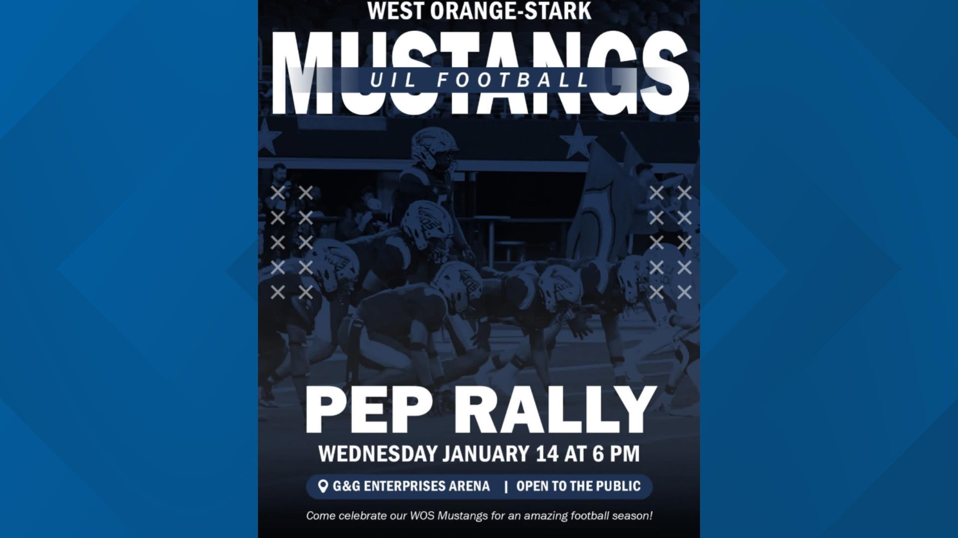 West Orange-Stark holds pep rally for football team after State ...