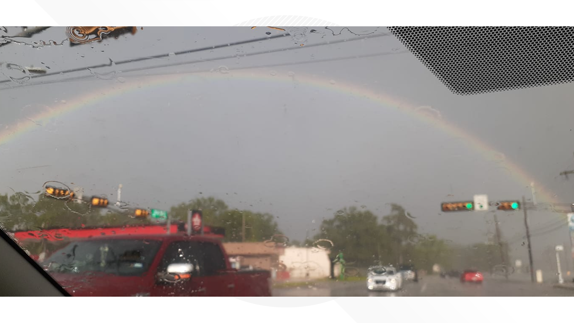 Rainbows seen across Southeast Texas ahead of potential thunderstorms ...