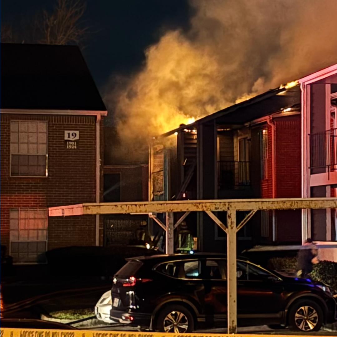 Beaumont firefighters battling second-alarm fire at Settler's Cove ...