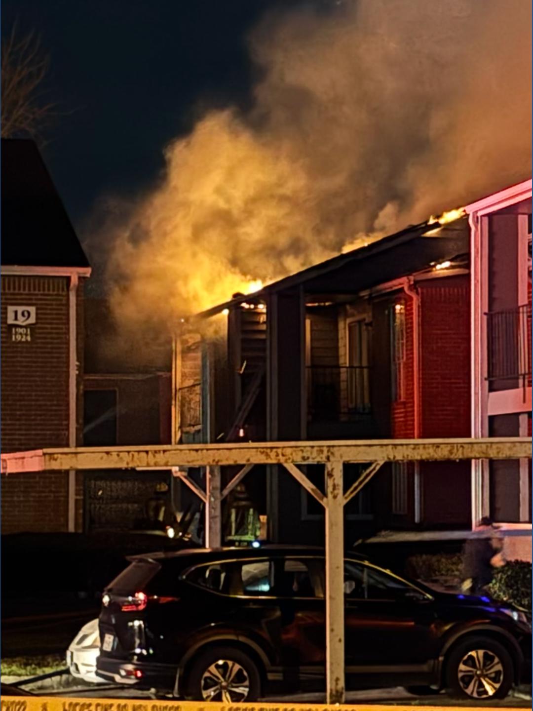 Beaumont firefighters battling second-alarm fire at Settler's Cove ...