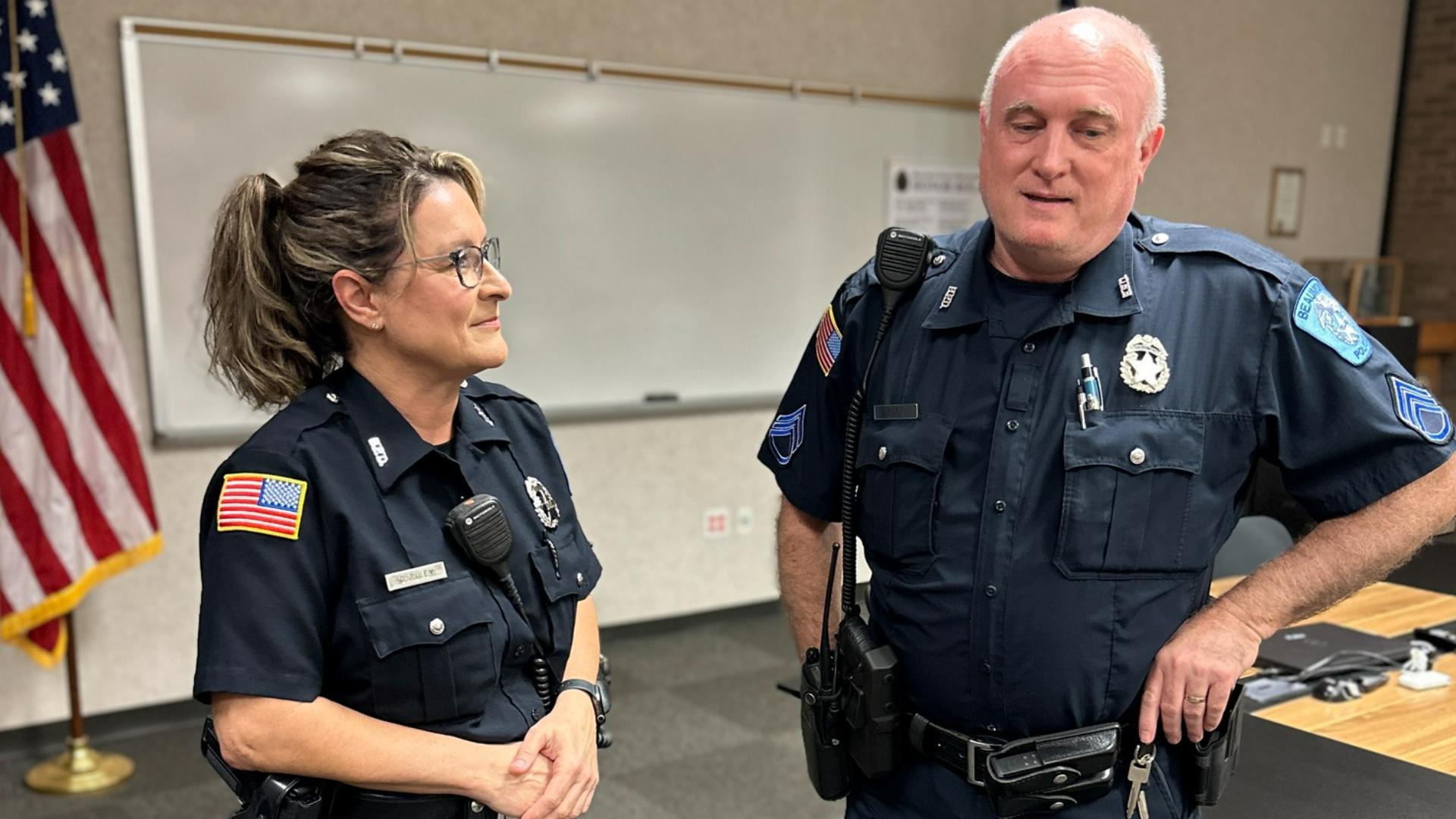 Beaumont Police Officer Carol Riley retires after 32 years | 12newsnow.com