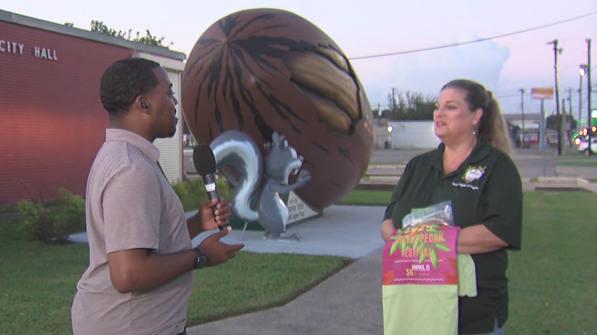 Groves Pecan Festival returns with world's largest pecan statue ...