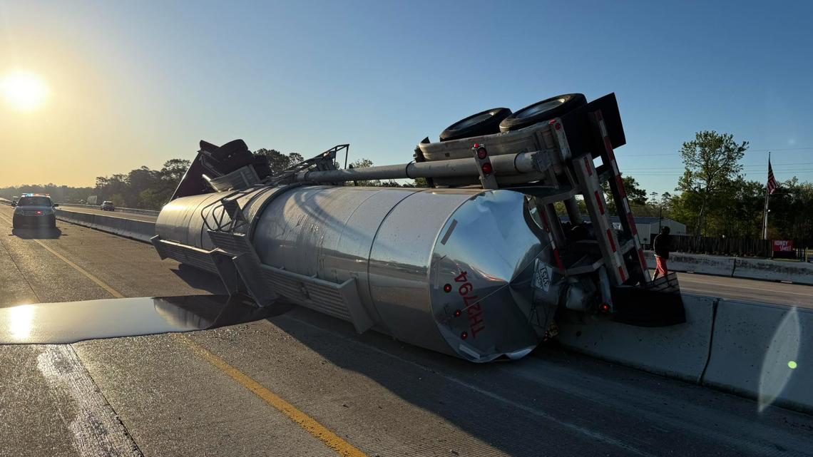 I-10 near State Highway 61 shut down for hours after major crash ...