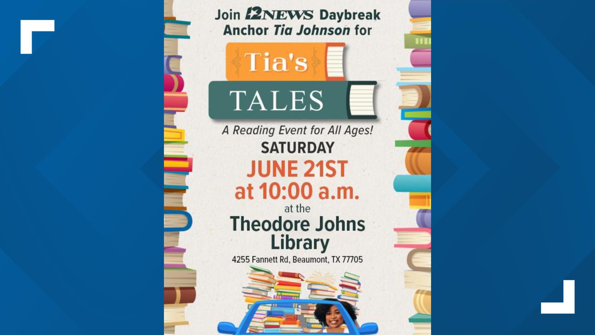 12News Daybreak and Midday anchor reads to kids during 'Tia's Tales ...