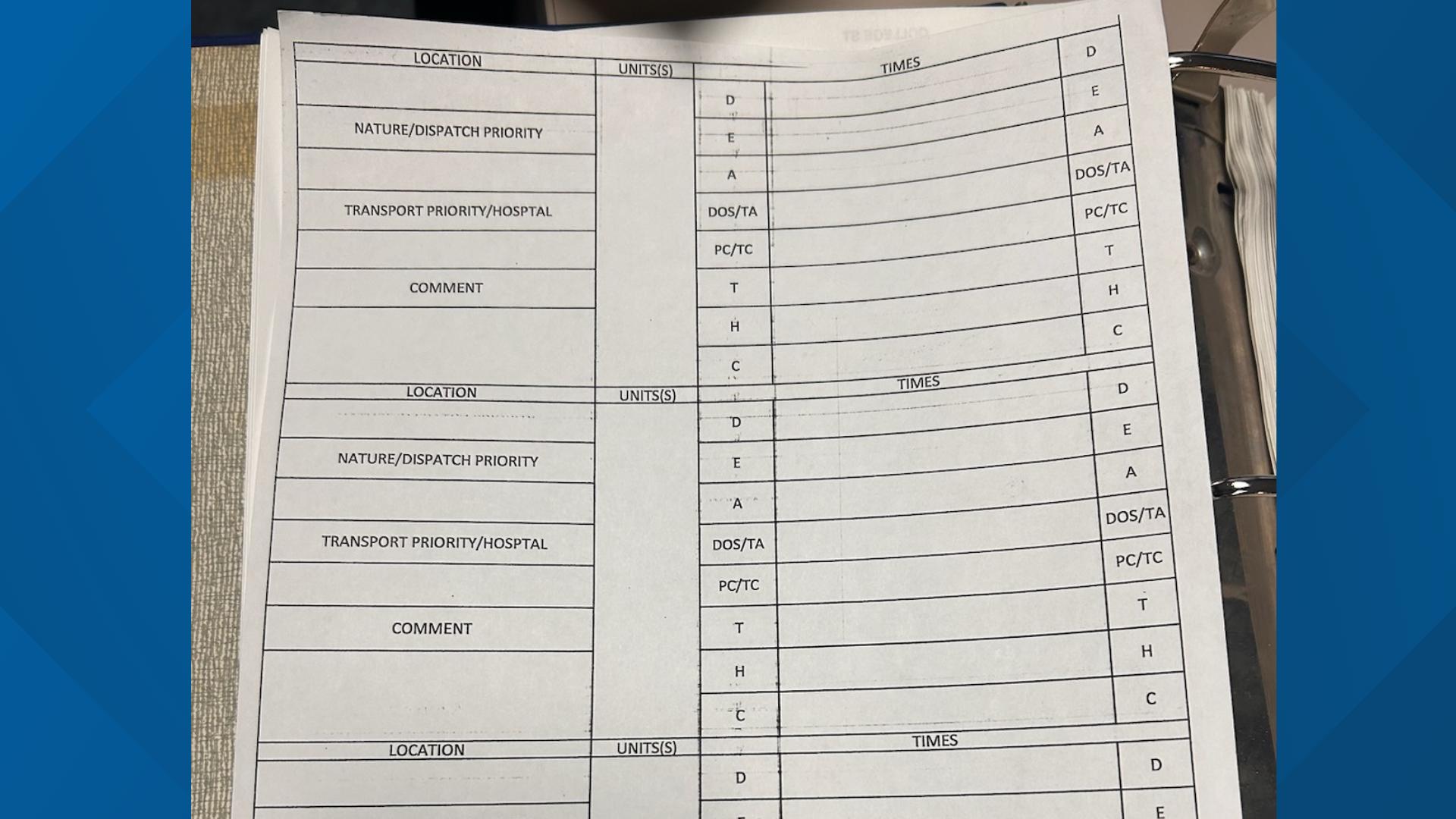 Beaumont Fire Dept uses pen, paper to log calls during outage ...