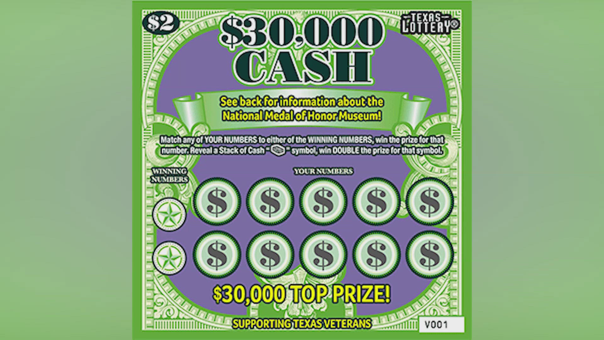 Texas Lottery launches $2 scratch-off for veterans | 12newsnow.com