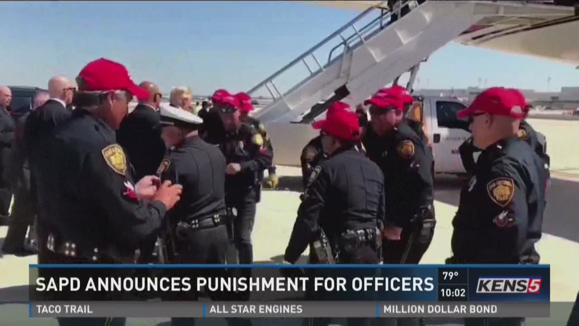 SAPD announces punishment for officers who wore Trump hats | 12newsnow.com