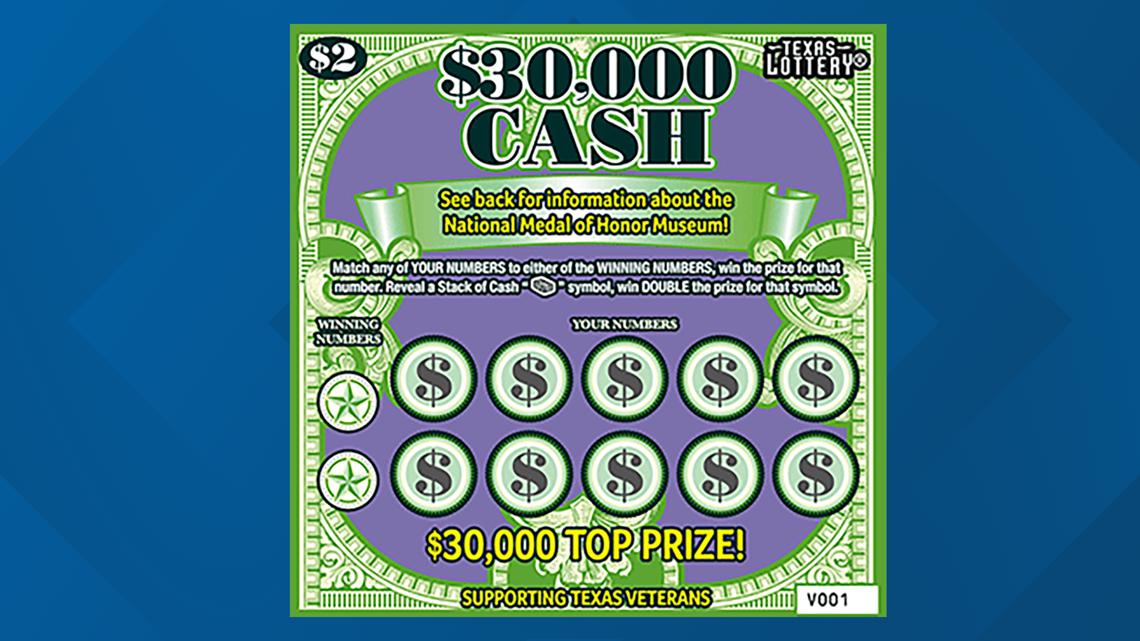 Texas Lottery launches $2 scratch-off for veterans | 12newsnow.com