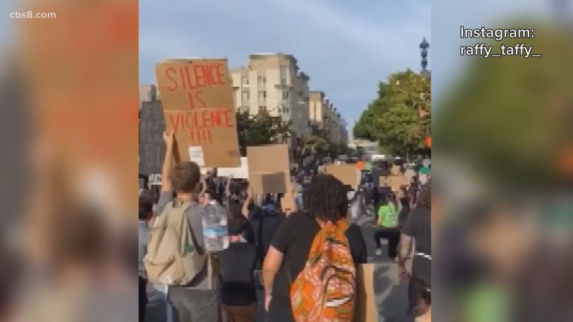 First-hand perspective shows San Diego protesters self-policing ...