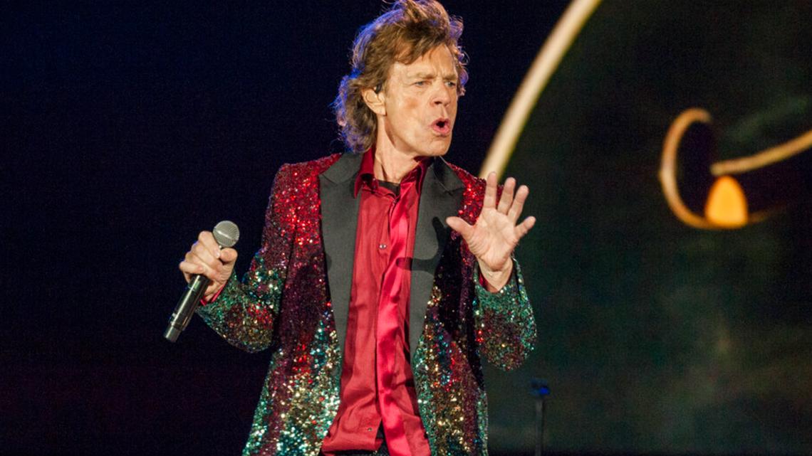Mick Jagger at Johnson Space Center before Rolling Stones concert ...