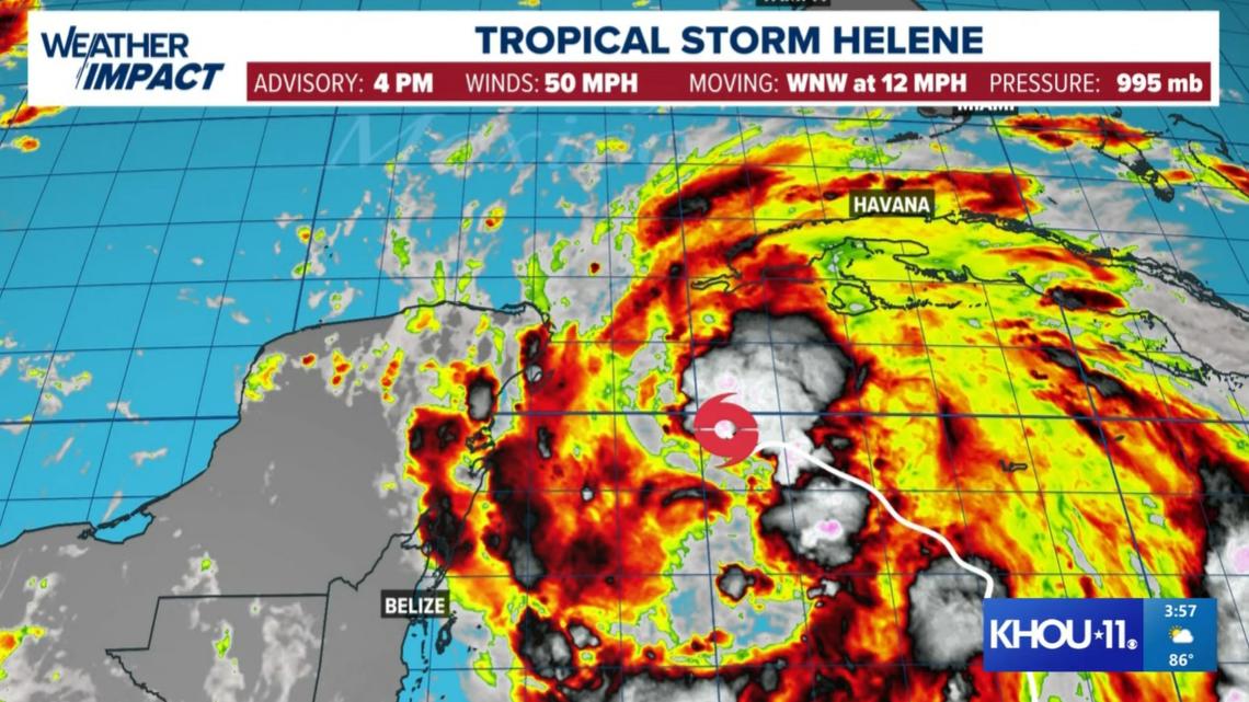 Tropical Storm Helene tracker: Forecast, models and cone | 12newsnow.com