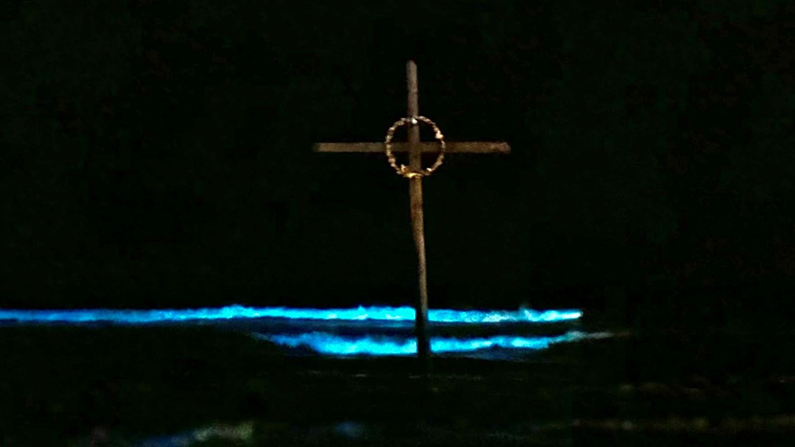 Why was there a blue glow in Crystal Beach, Texas water | 12newsnow.com