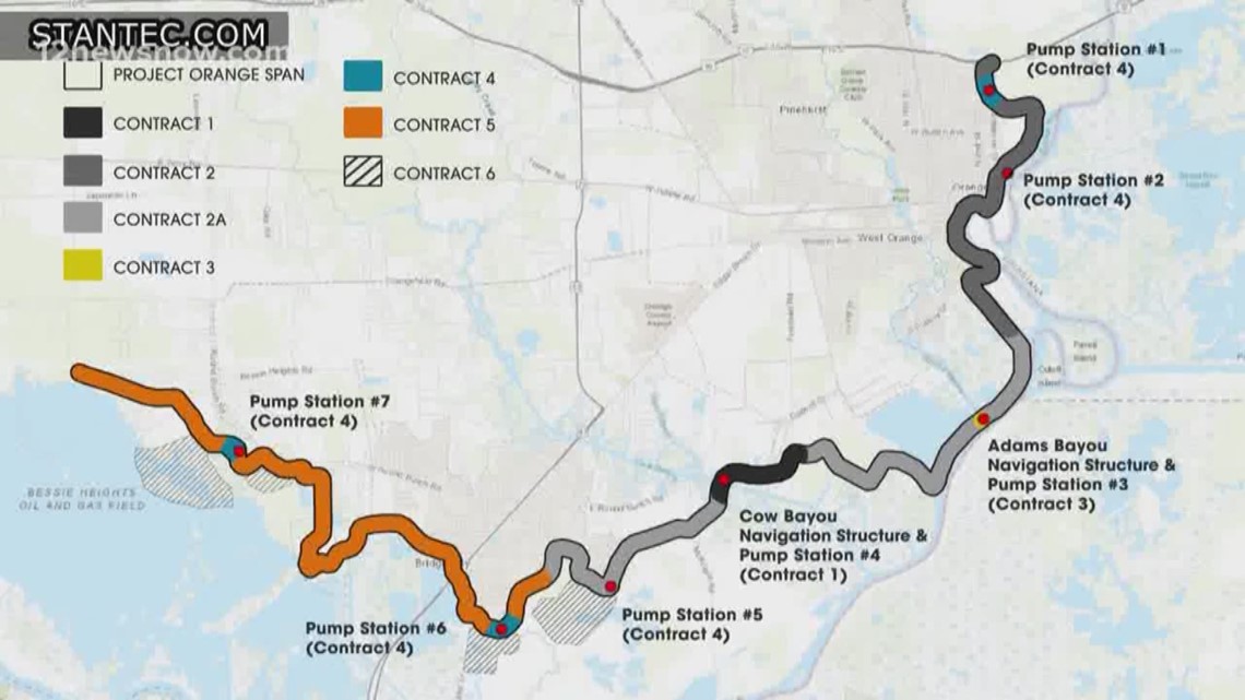Nearly $2 billion levee project possibly coming to Orange | 12newsnow.com
