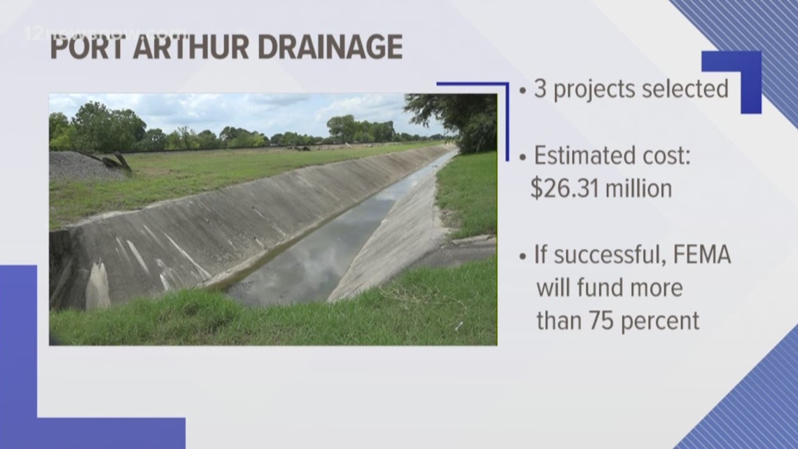 Three hazard mitigation projects selected for Port Arthur drainage, to ...