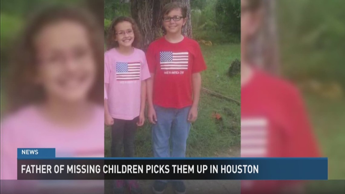 Father of missing children picks them up from Houston | 12newsnow.com