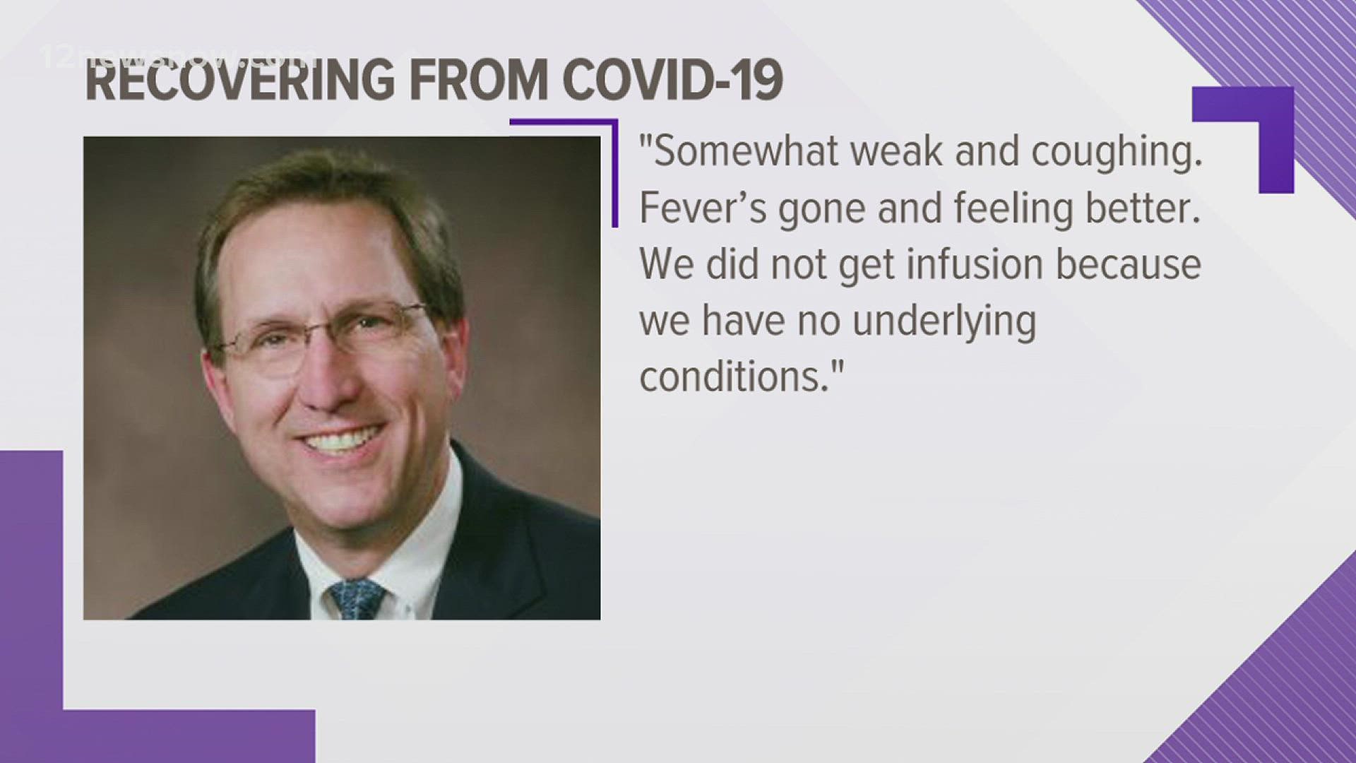 Jefferson County Judge Jeff Branick, wife recovering from COVID-19 ...