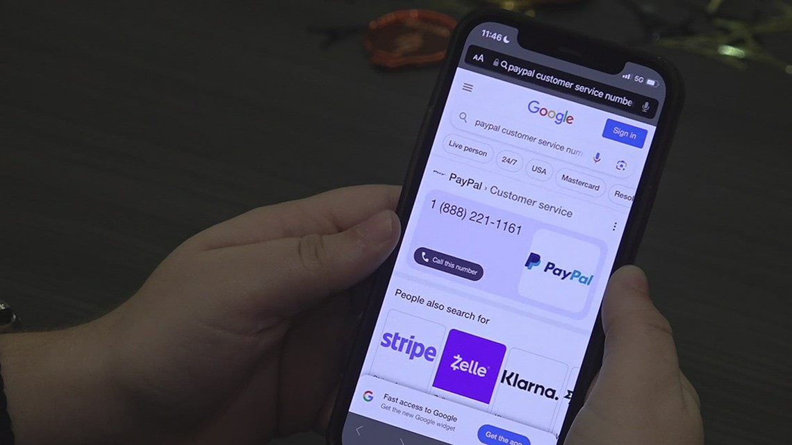 BPD warning about s PayPal customer service scam | 12newsnow.com