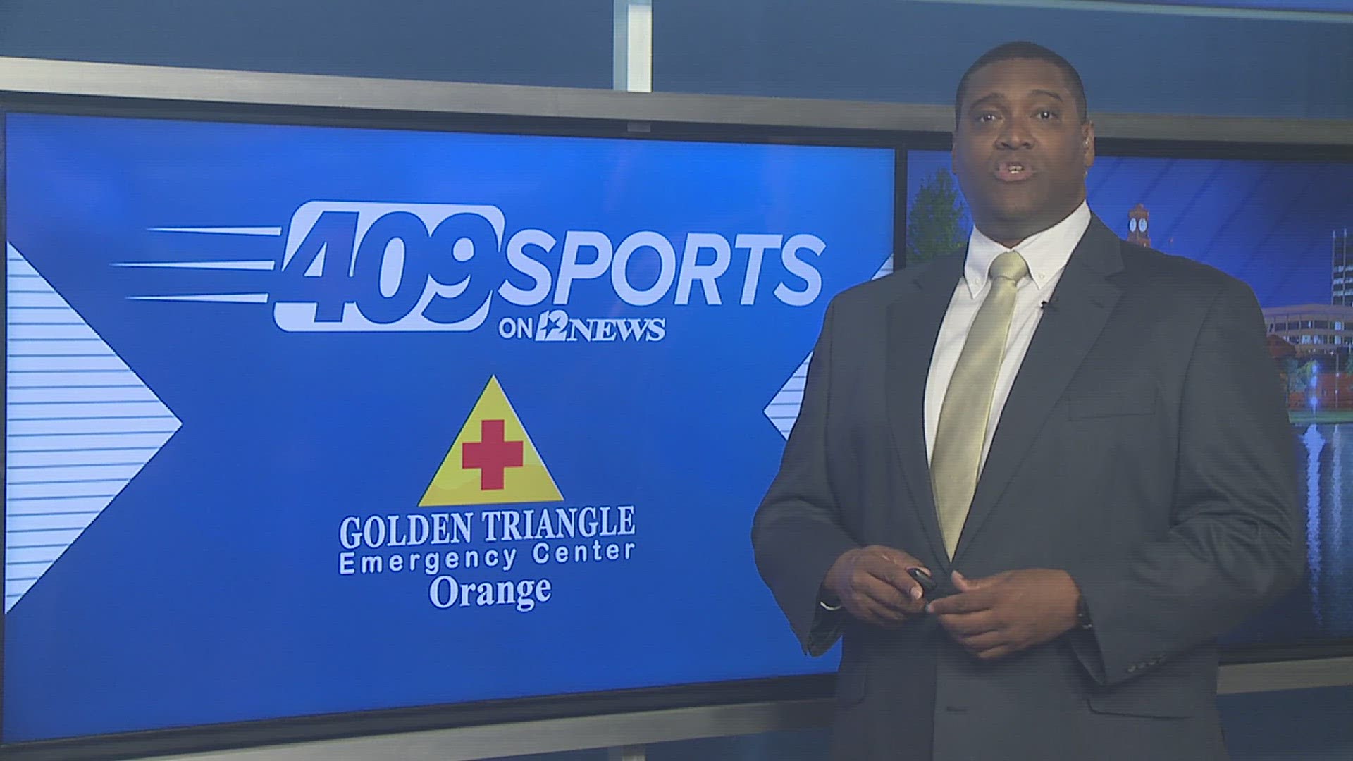 Port Neches Groves Head Coach Jeff Joseph talks to 409 Sports Reporter ...