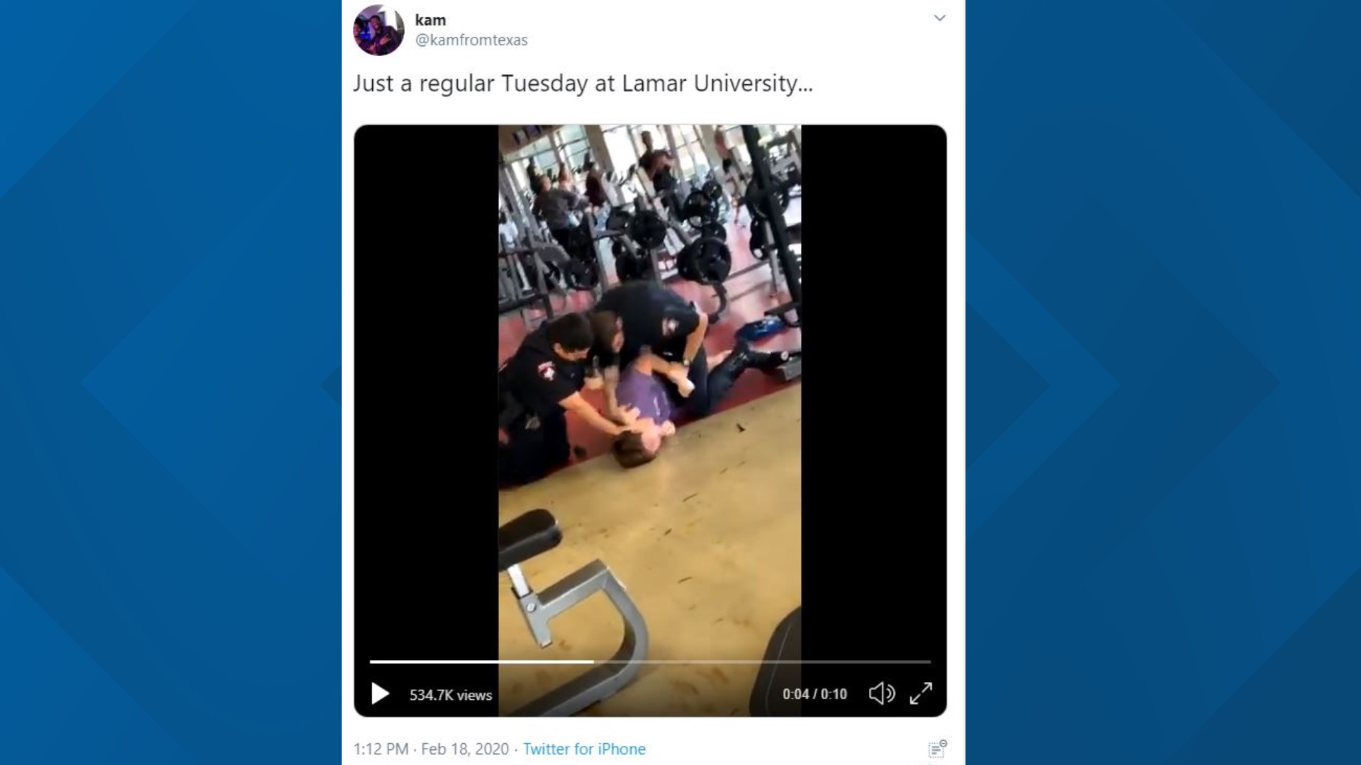 Lamar University releases statement on viral Twitter video appearing to ...