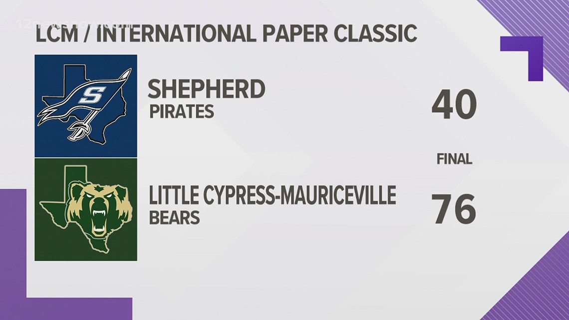 LCM Bears mangle the Shepherd Pirates, 76-40 | 12newsnow.com