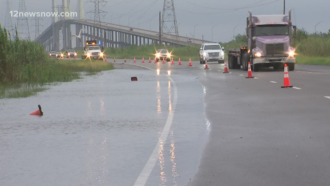 Base of Rainbow Bridge already seeing high water as Tropical Depression ...