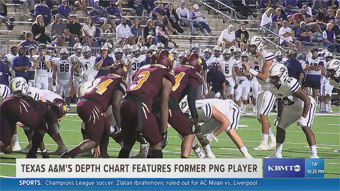 PNG's Blake Bost could see some action for Texas A&M | 12newsnow.com