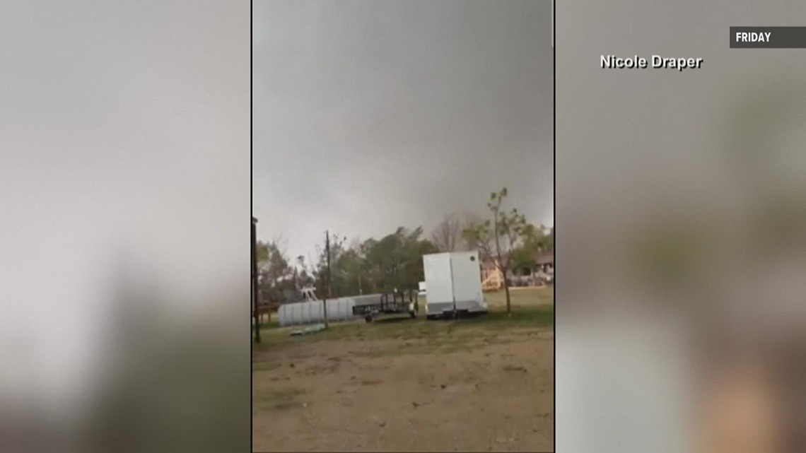 Tornadoes brought damage to parts of north and east Texas Friday ...