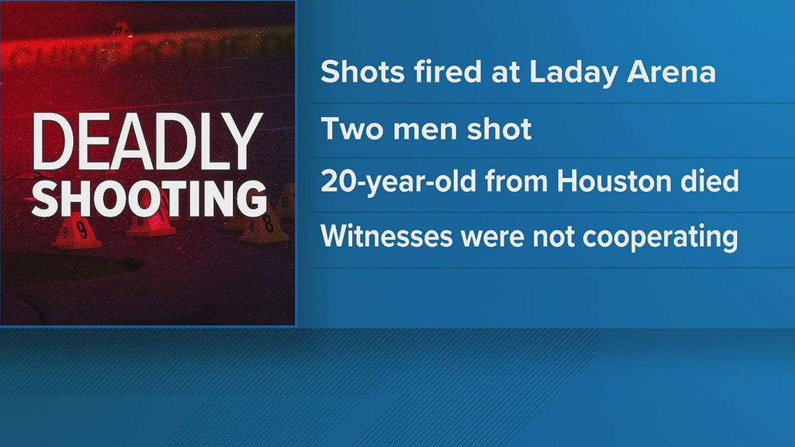1 dead, 1 injured after Leday's Arena shooting in Cheek | 12newsnow.com
