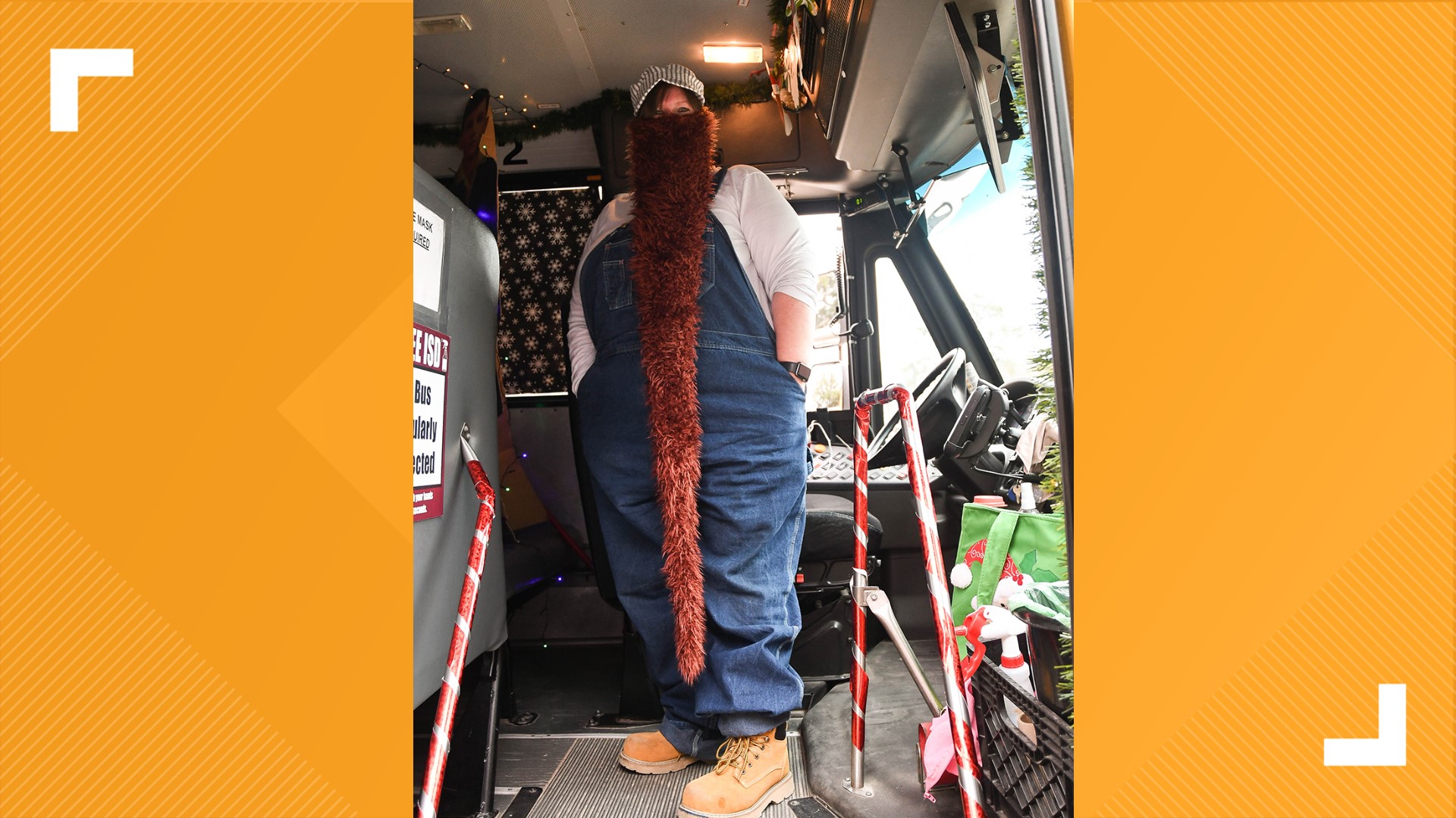 Silsbee bus driver creates Polar Express themed school bus | 12newsnow.com