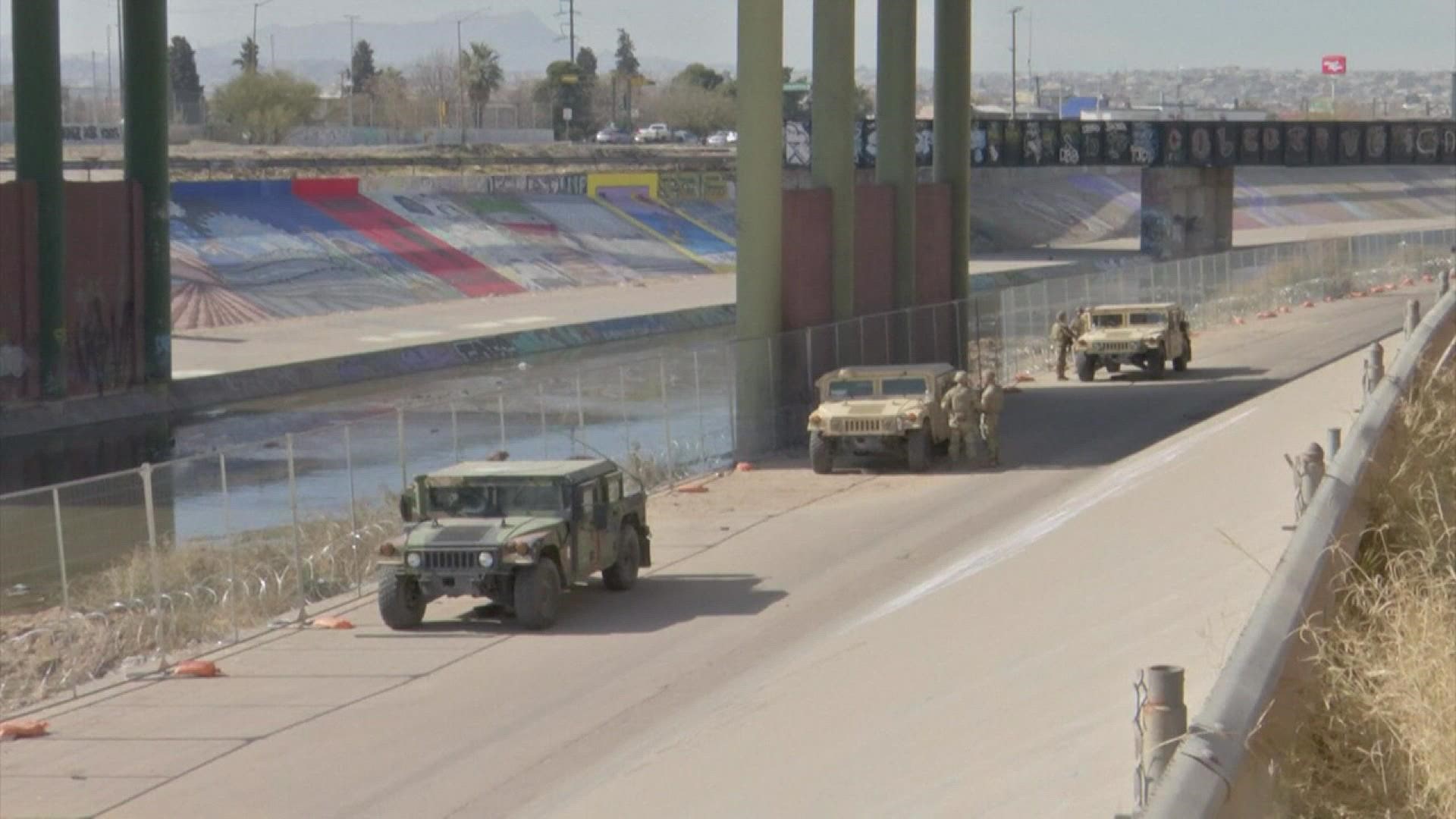 Texas National Guard builds 2 miles of border fencing | 12newsnow.com