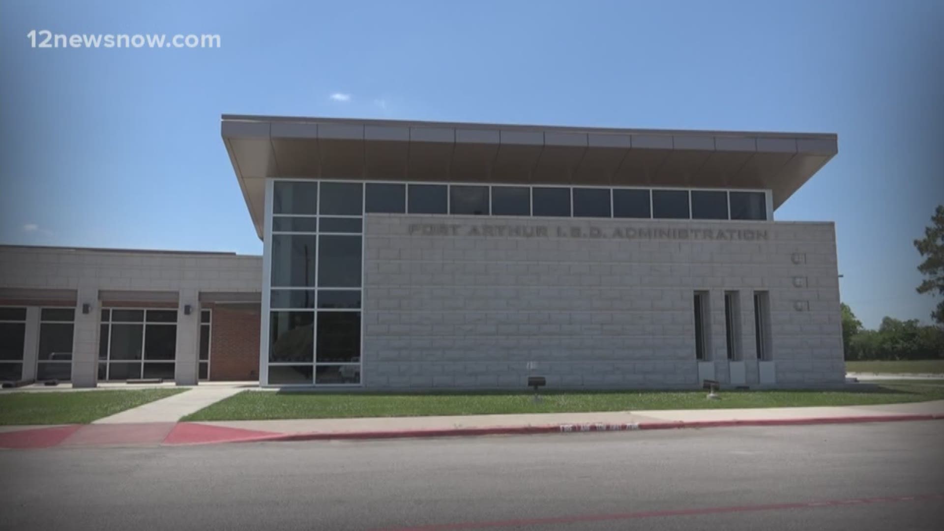PAISD admin building & Adams Elementary in Port Arthur close to ...