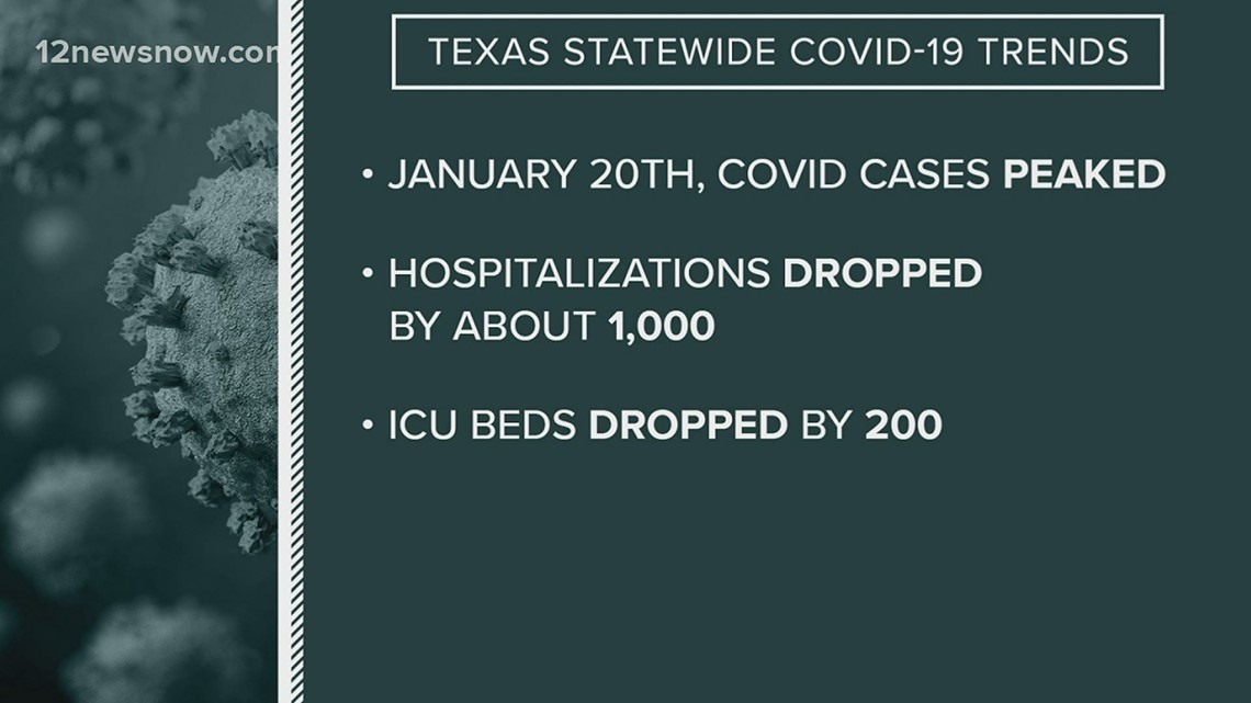 SETX COVID-19 hospitalizations rise as state data trends downward ...