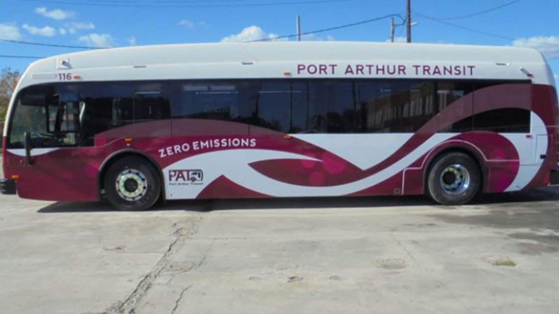 Port Arthur Transit gets six new electric buses, new charging depot ...