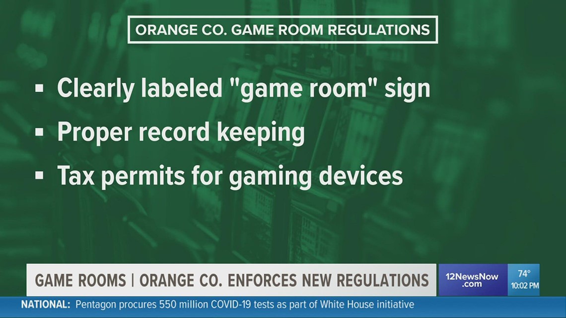 Sheriffs temporarily shutdown 2 Orange County game rooms | 12newsnow.com