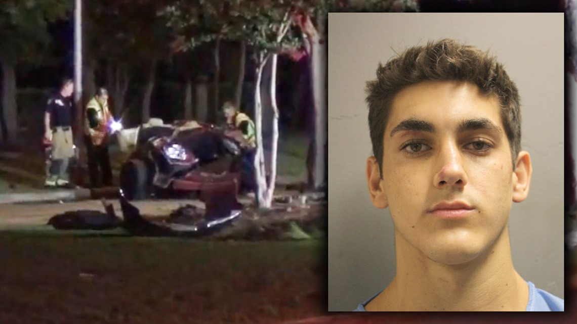 Photos Crash Splits Car In Half Killing Two Atascocita High School