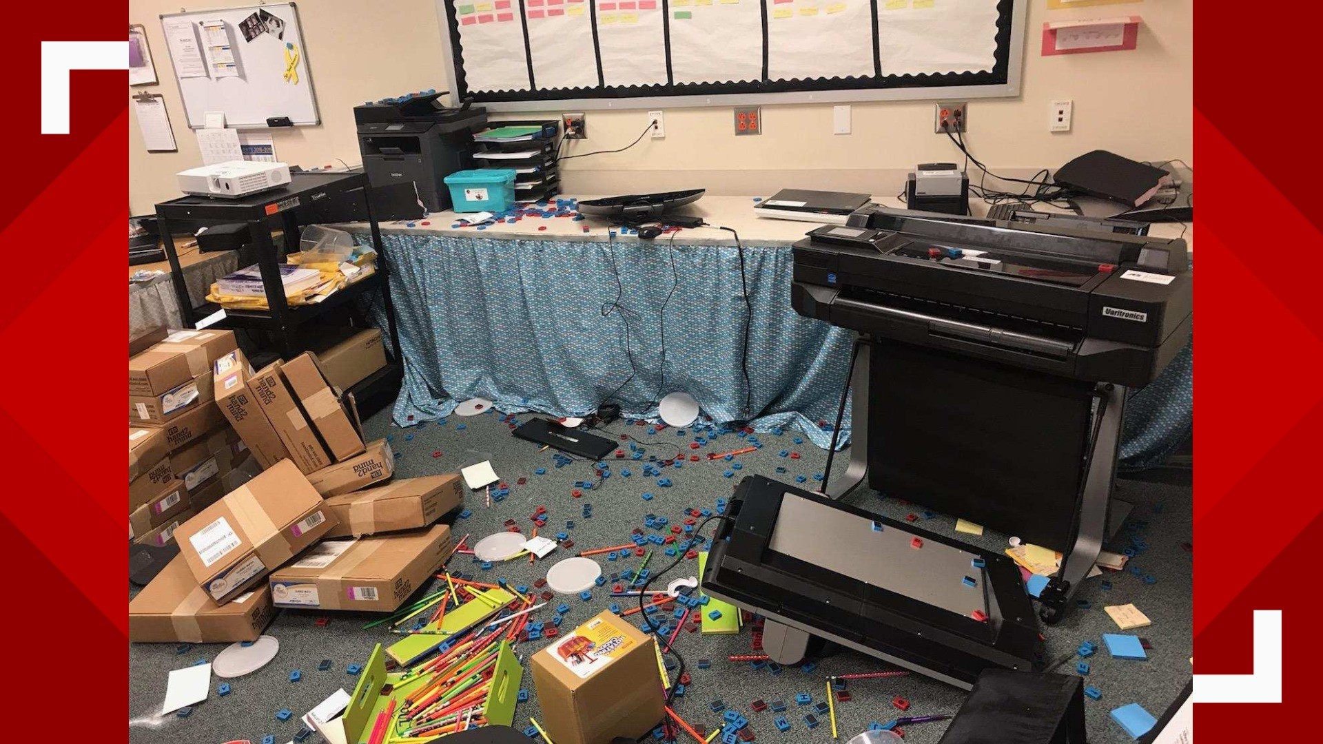 PHOTOS: Beaumont ISD releases images of classroom vandalism at Pietzsch ...