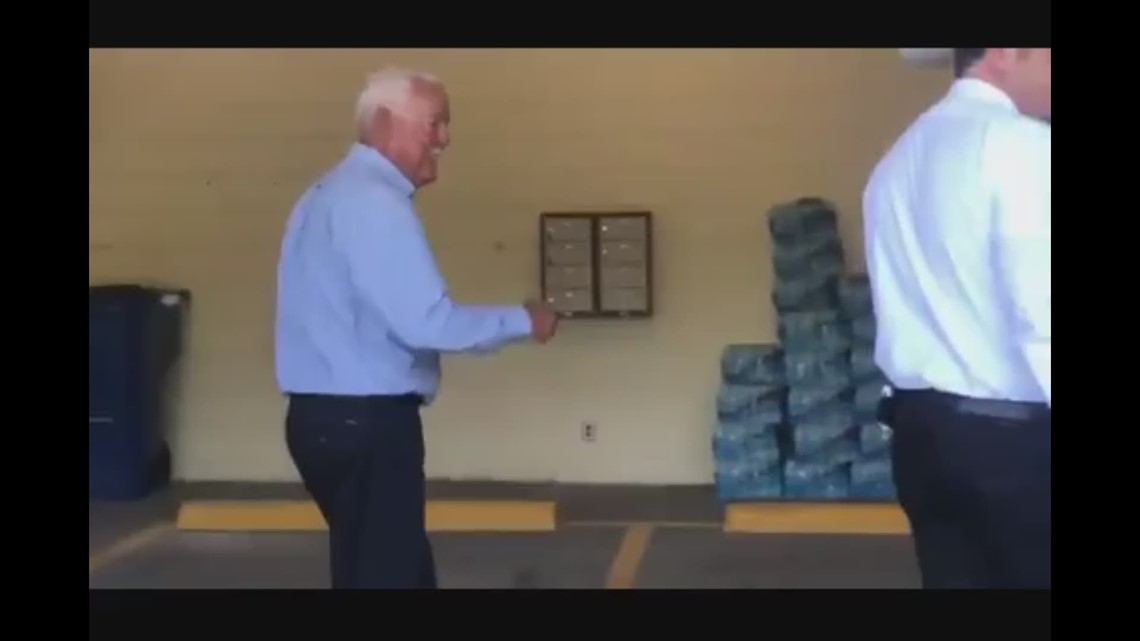 Former sheriff candidate Ray Beck led arrives at the Chambers County ...