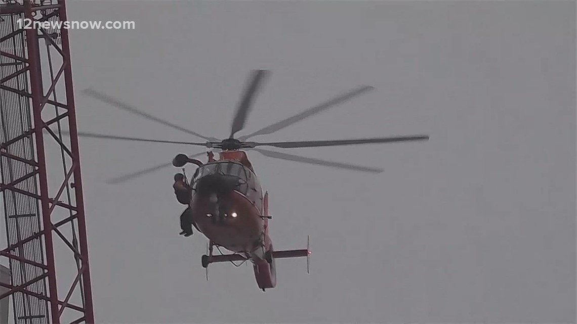 Houston Coast Guard crew saved 9 workers from burning oil rig ...