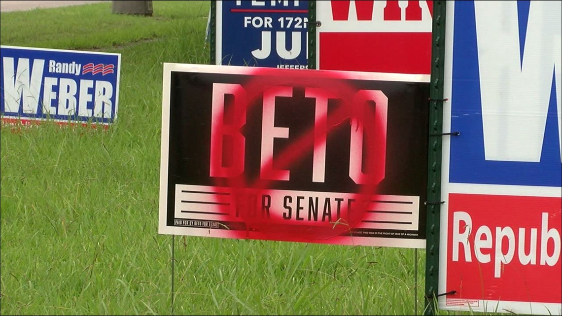Beto supporters say signs are being stolen or vandalized | 12newsnow.com