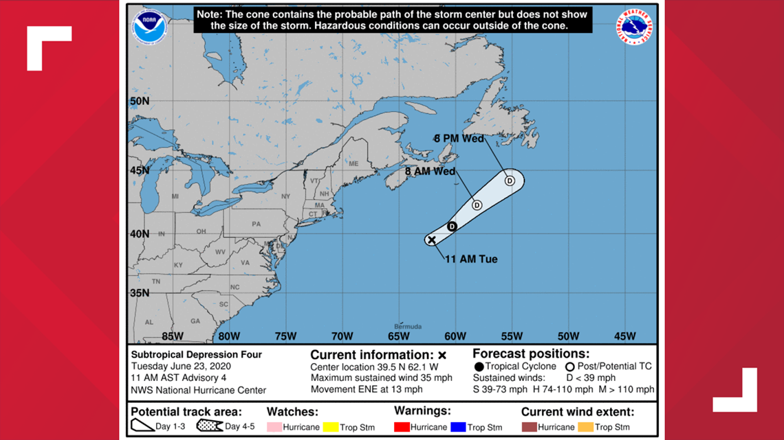 Tropical Storm Dolly forms in Atlantic | 12newsnow.com