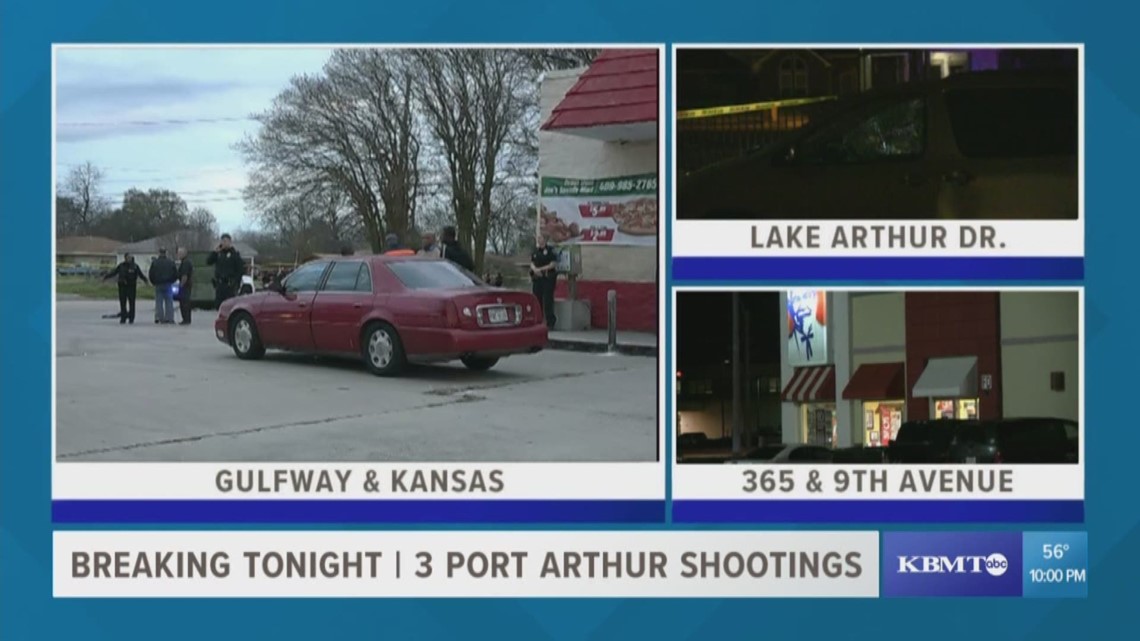 Three shootings Friday night in Port Arthur | 12newsnow.com