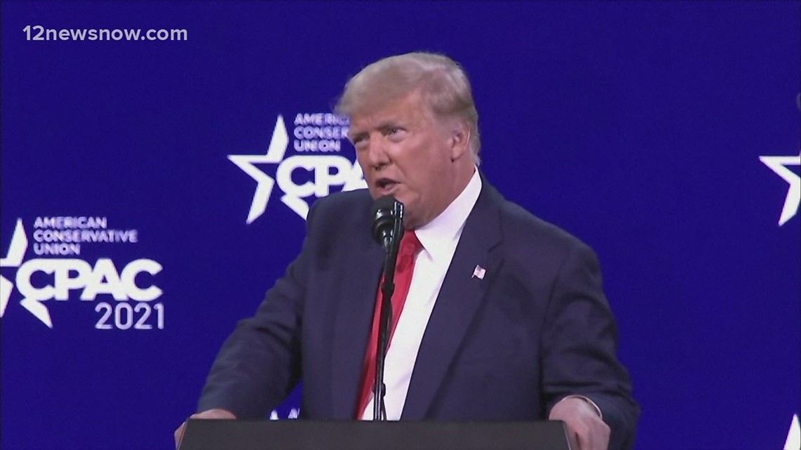 Former President Donald Trump gives speech at CPAC Sunday | 12newsnow.com