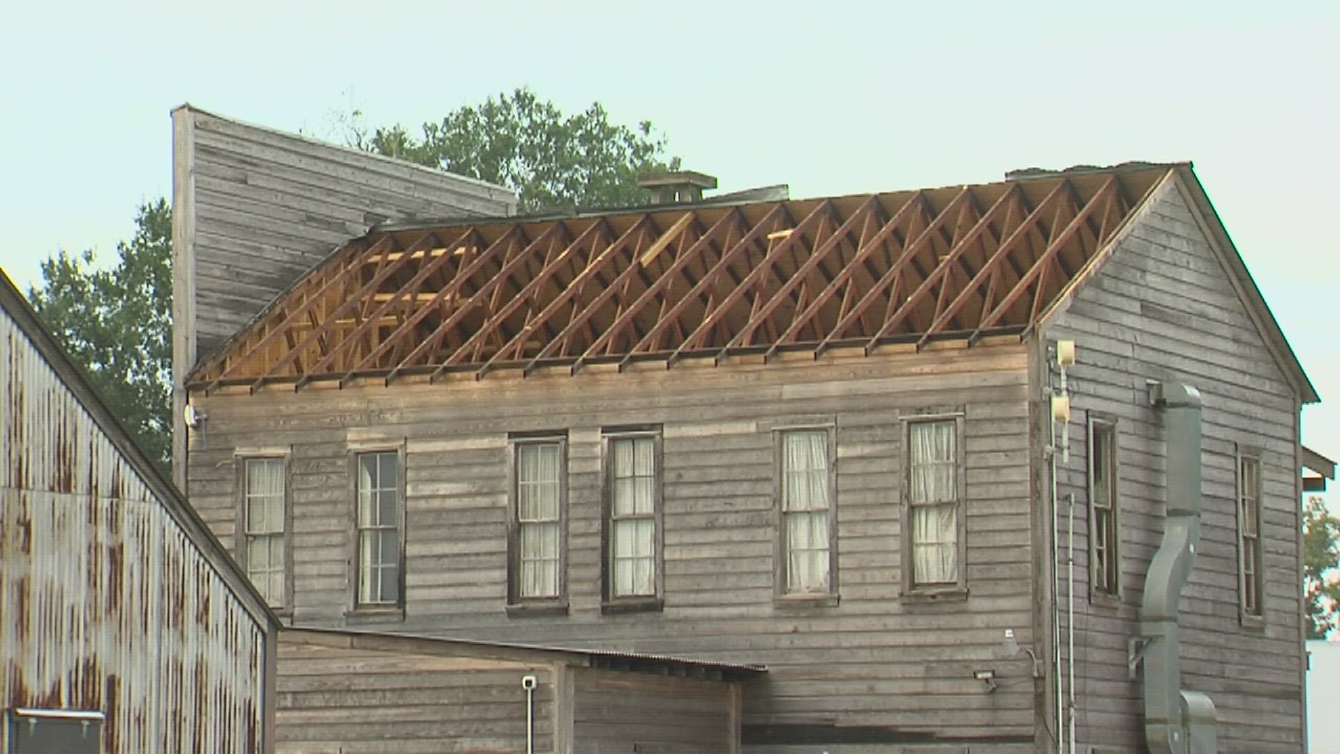 Sunday evening storm damages Spindletop Gladys City Boomtown Museum ...