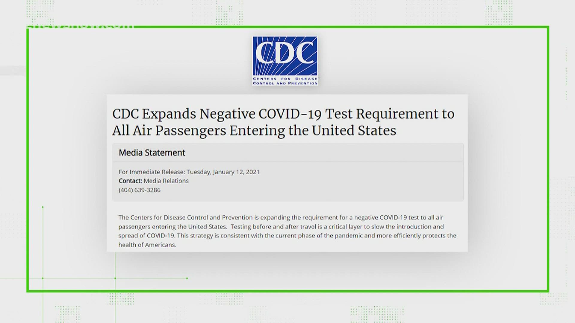 VERIFY: Do you still need a negative COVID-19 test before flying into ...