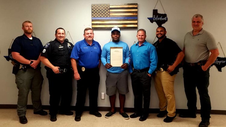 Man who helped Silsbee Police officer during attack honored with ...
