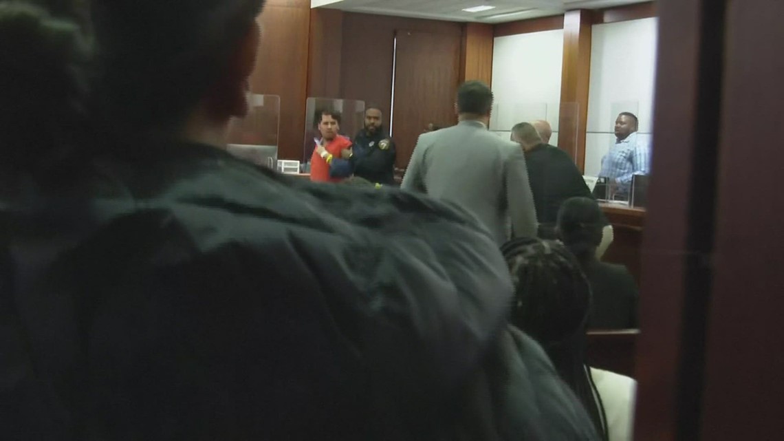 Brawl breaks out between families after man pleads guilty to 16-year ...