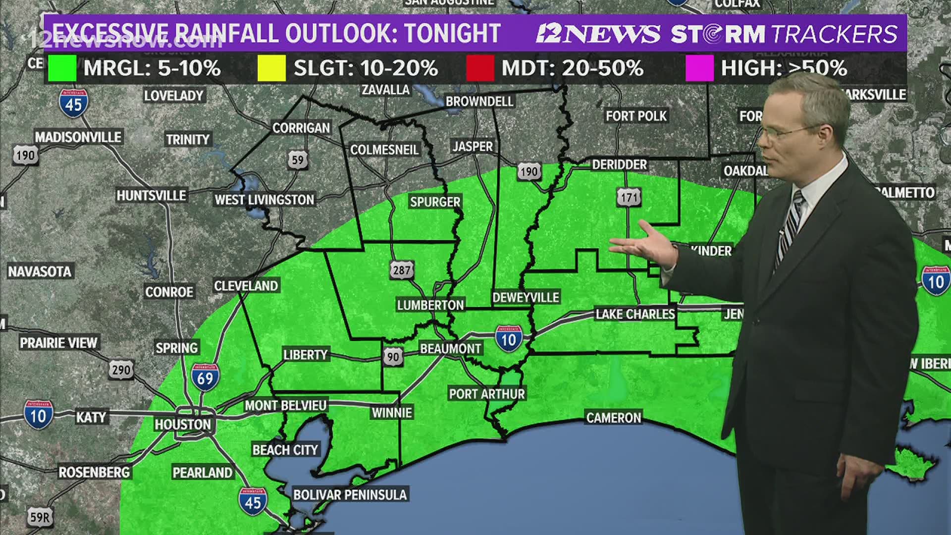 Wet forecast ahead, three tropical waves being watched | 12newsnow.com